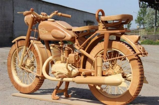 9 Awesome Motorcycles Made Of Wood - Alabama Redneck Ride